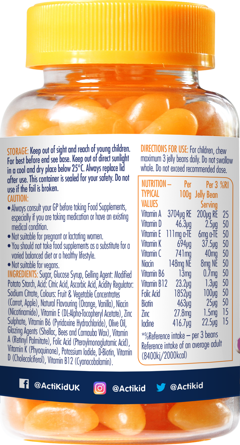 ActiKid® Magic Beans Multi-Vitamin Orange 90 90 / Beans